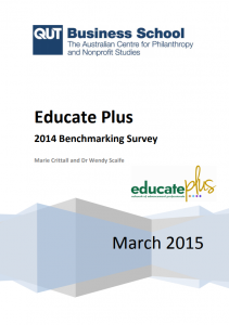 EducatePlus: Benchmarking Survey - Australian Centre for Philanthropy ...