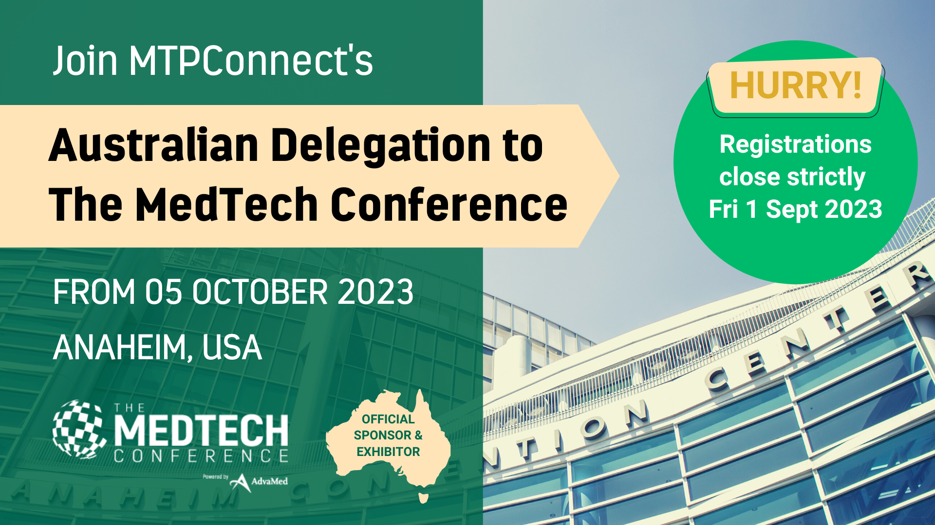 MedTech Conference 2023 – Anaheim, California - The BridgeTech Program
