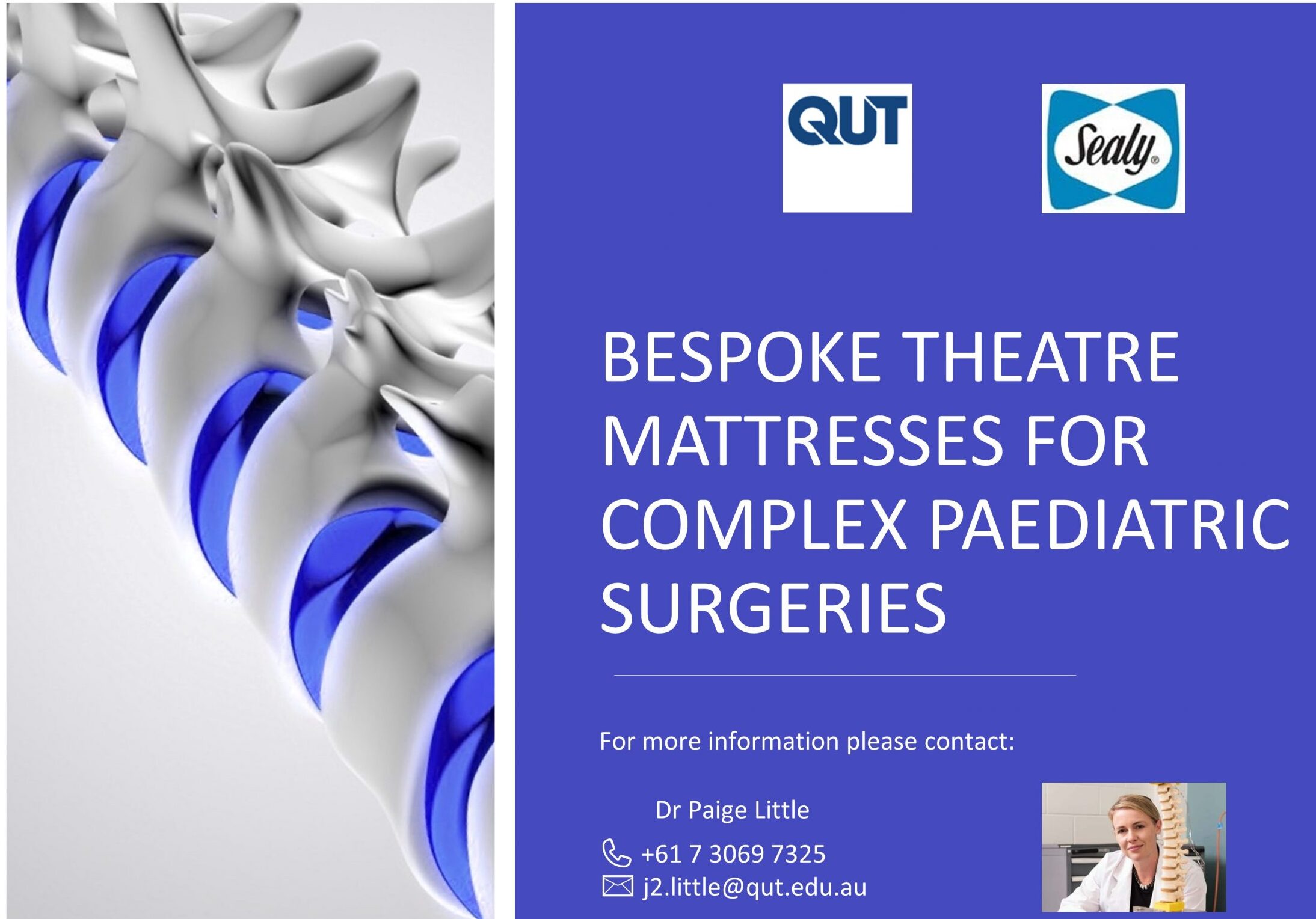 Bespoke Theatre Mattresses for Complex Paediatric Spine Surgery ...