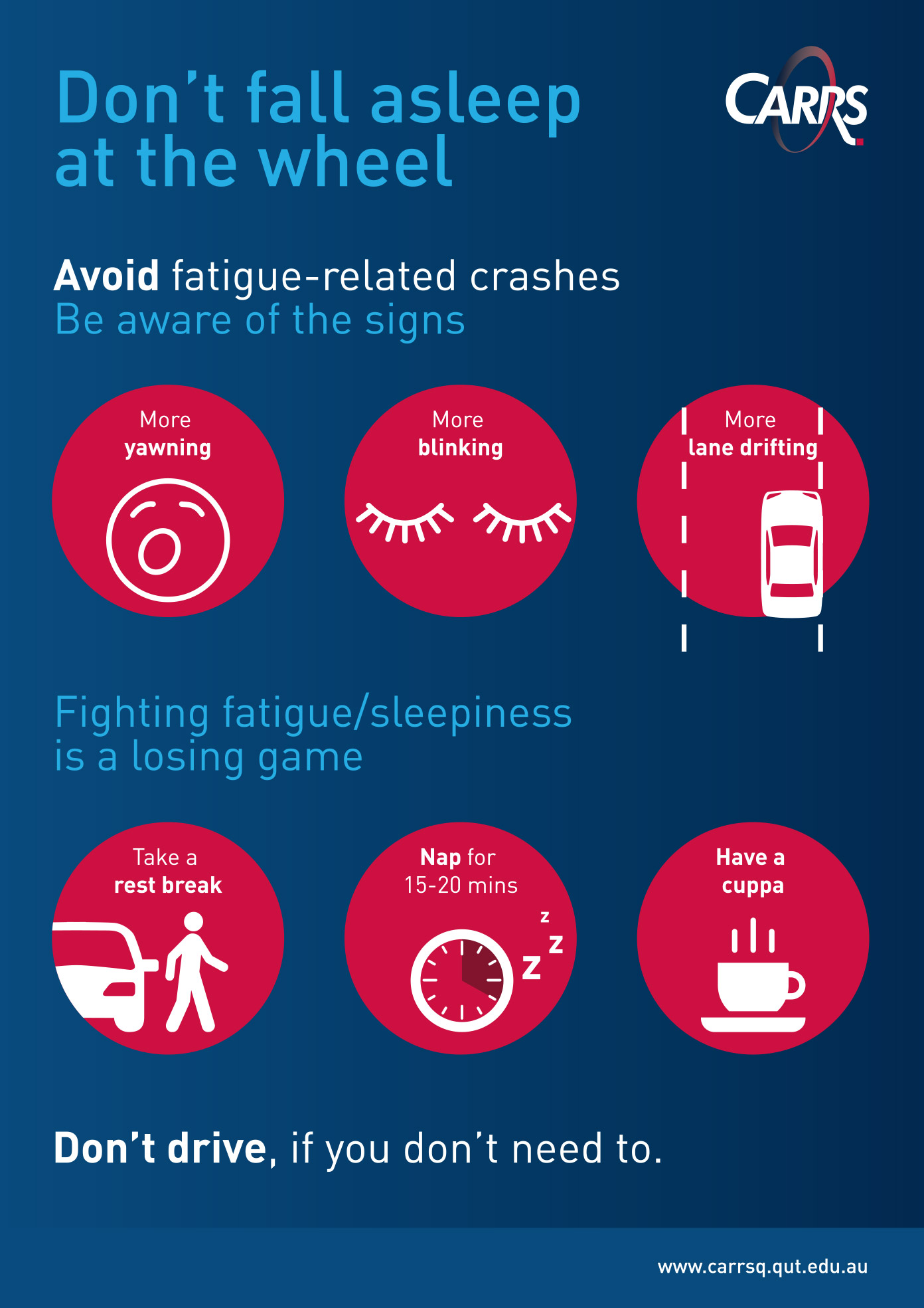 Infographics - Centre for Accident Research & Road Safety - Queensland ...