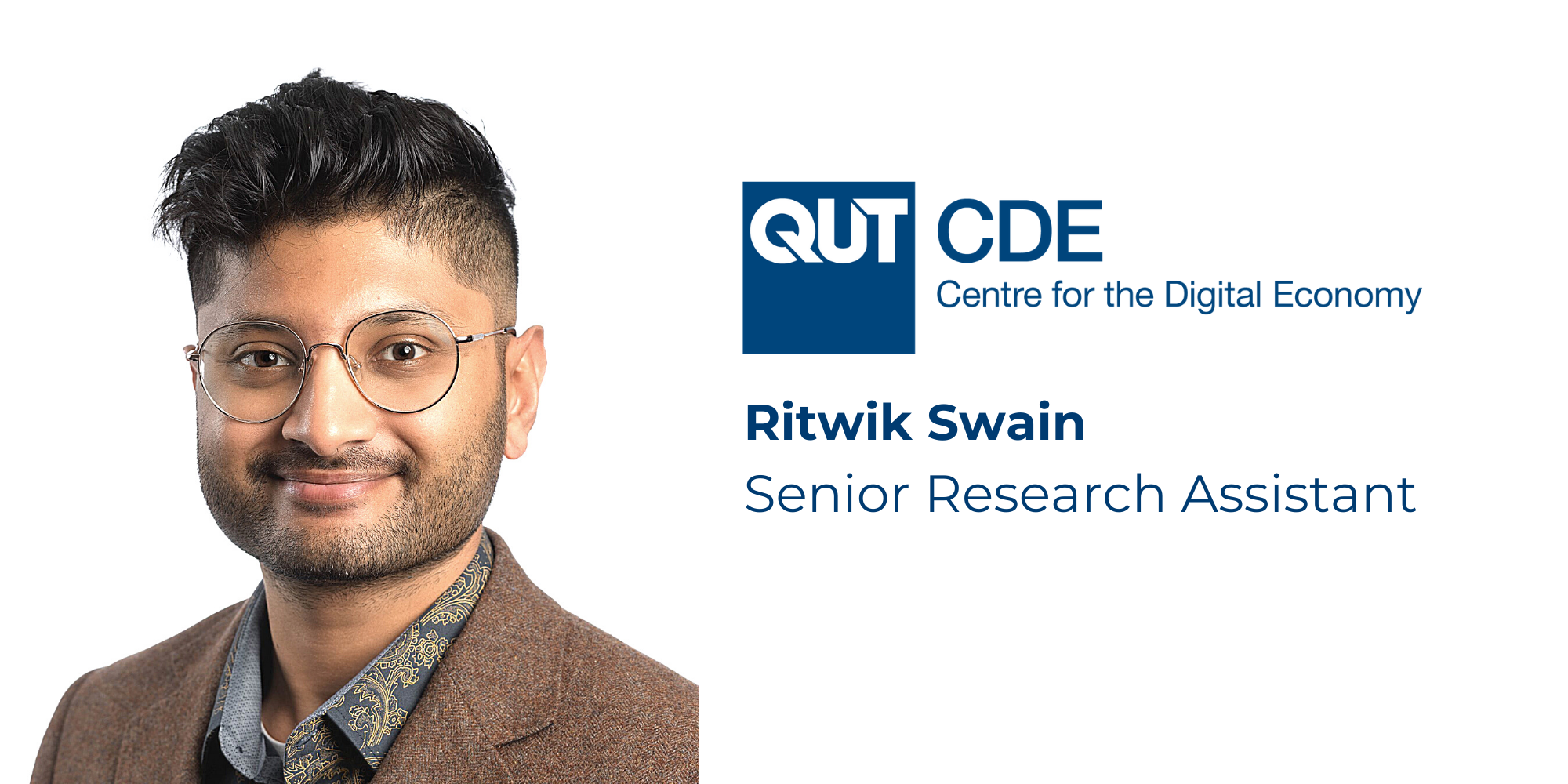 Team CDE - Ritwik Swain - Chair in Digital Economy