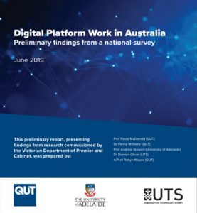 New report: Digital platform work in Australia - Centre for Decent Work ...