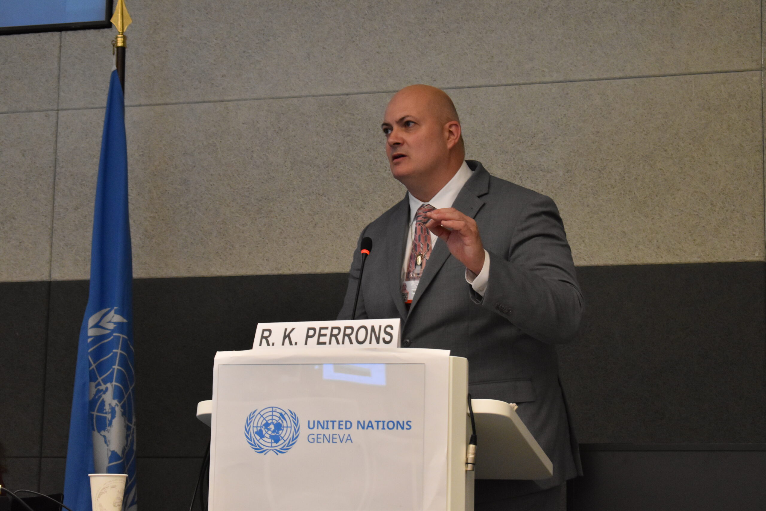 Prof. Rob Perrons presents at the UN Resource Management Conference ...