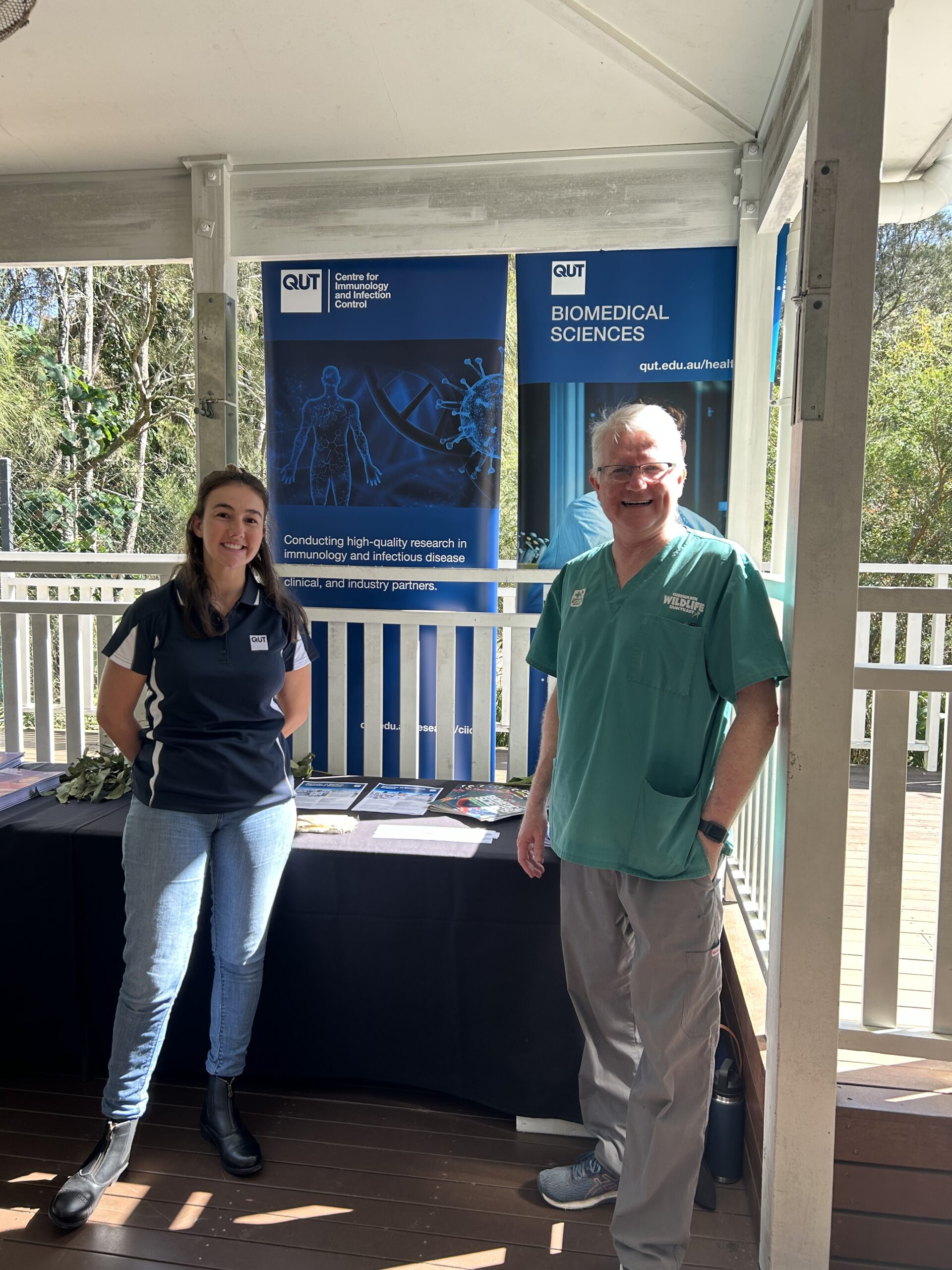 Freya Russell represents CIIC and the QUT School of Biomedical Sciences ...