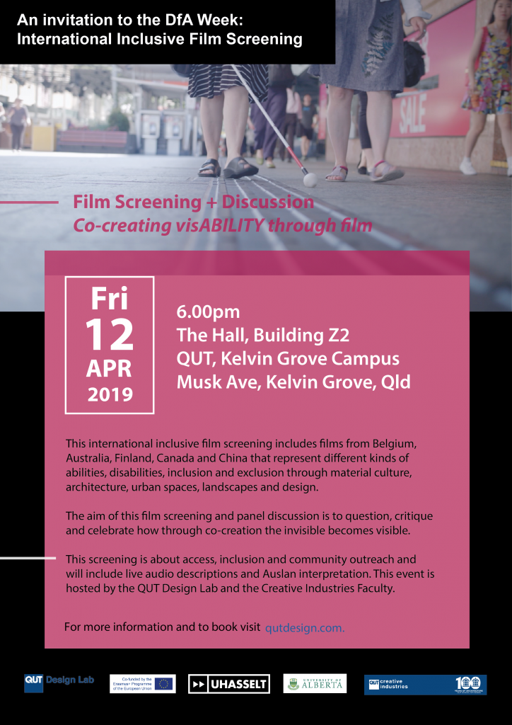 Design For All Week - QUT Design Lab