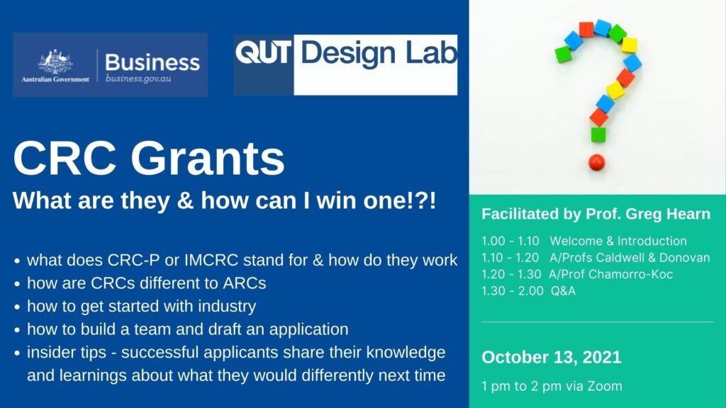 13 October, 2021 • CRC Grants What are they and how can I win one ...