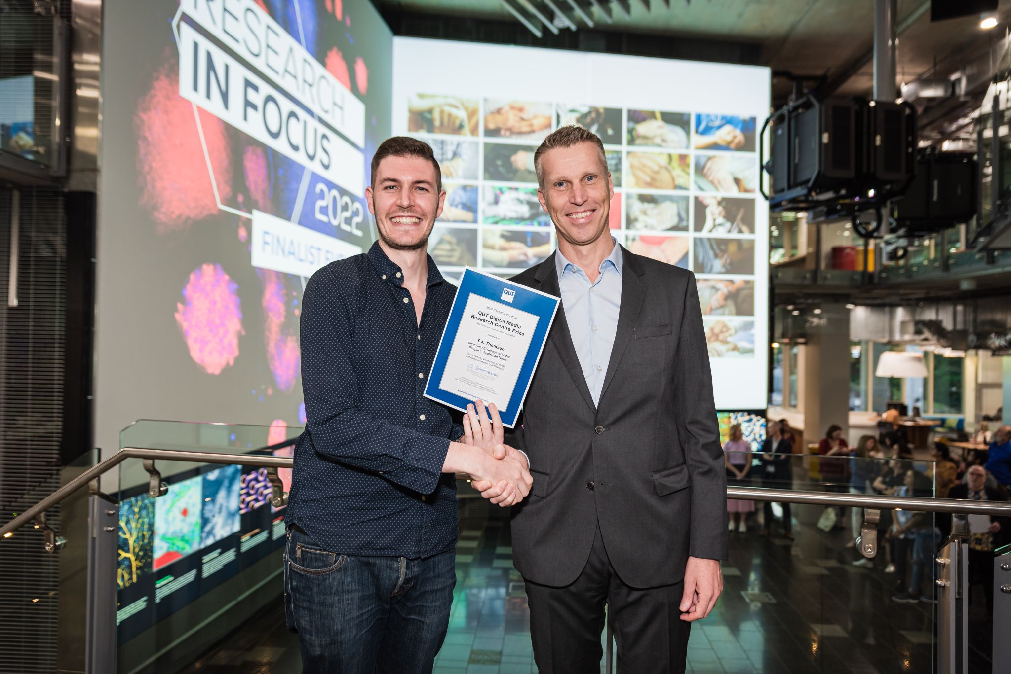 DMRC prize awarded at QUT Research in Focus competition ceremony - QUT ...