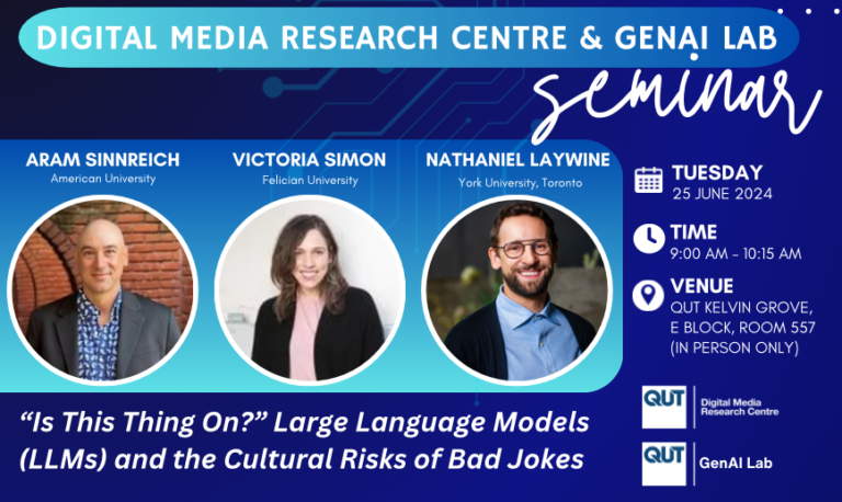 DMRC and GenAI Lab: Seminar - “Is This Thing On?” Large Language Models ...