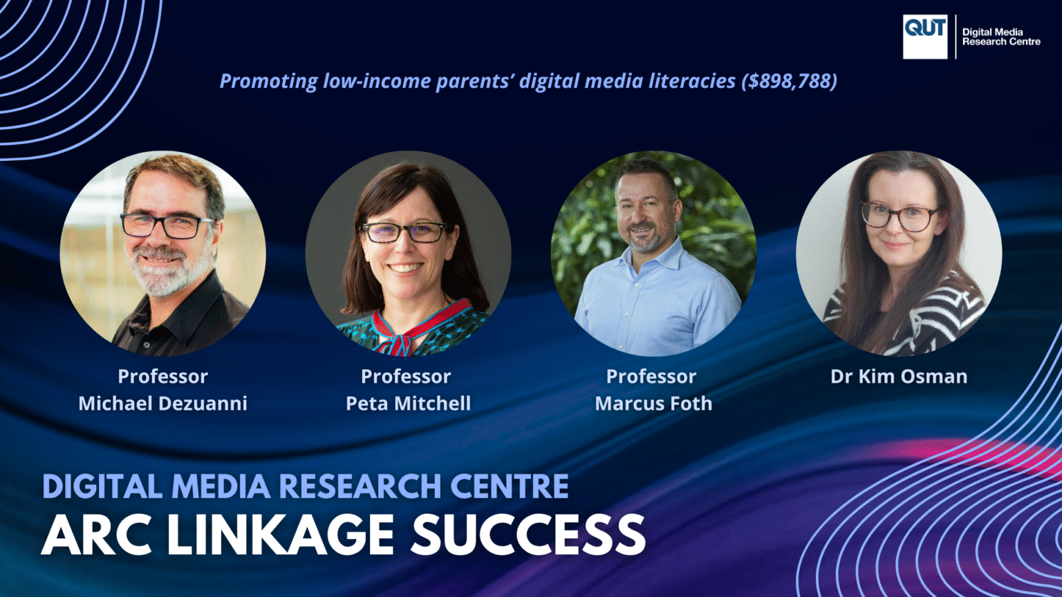 ARC Success: DMRC researchers awarded in Linkage Projects scheme - QUT ...