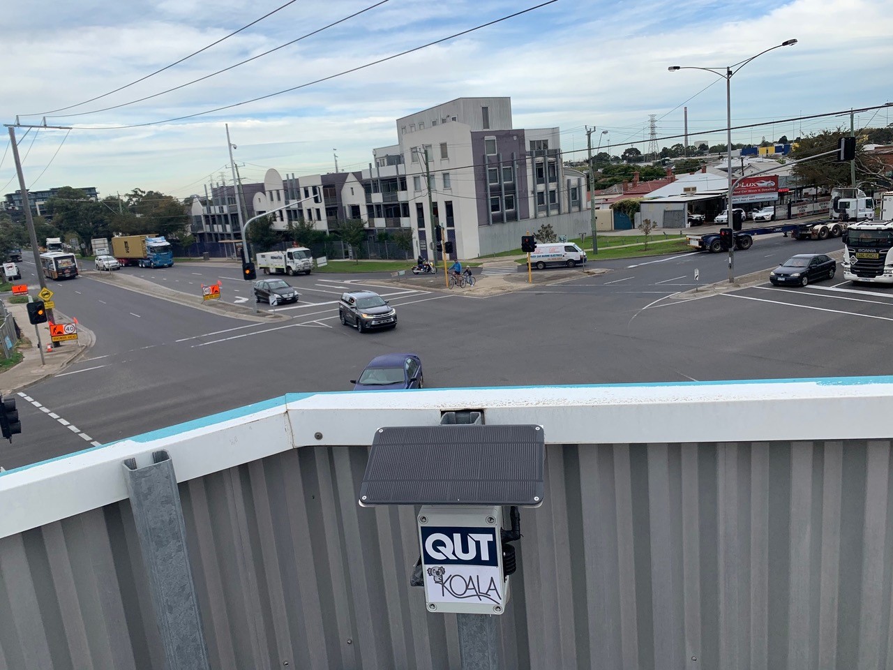Monitoring at a Busy Street Intersection, Yarraville, Melbourne ...