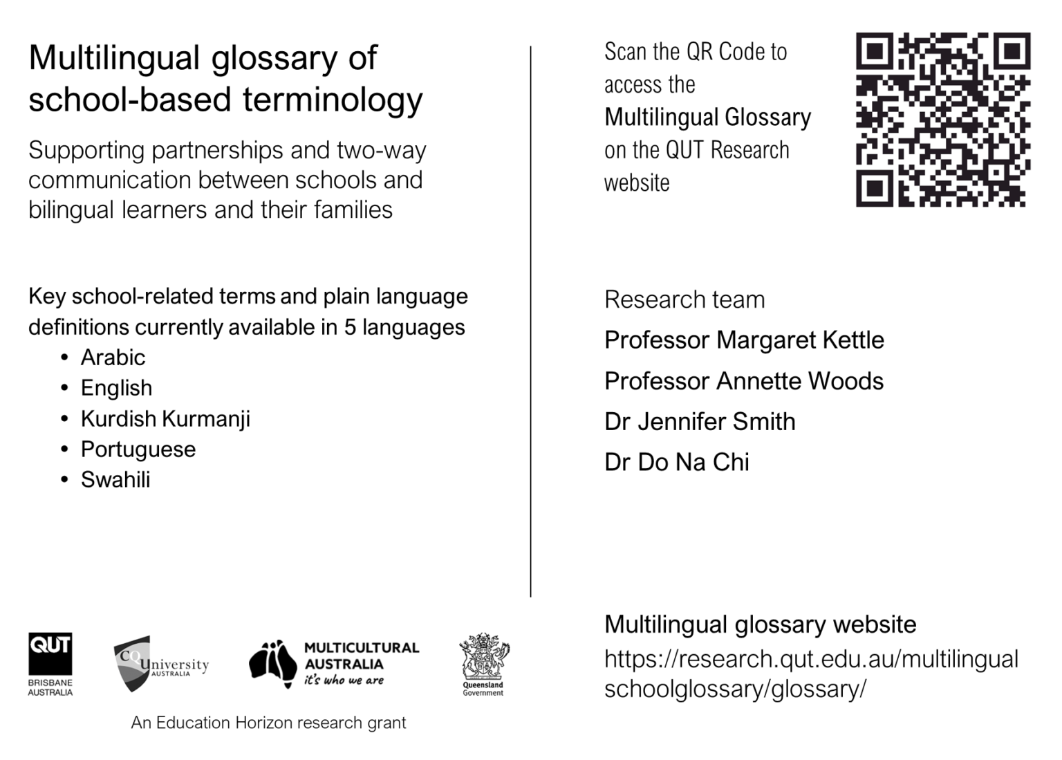 Home - Multilingual glossary of school-based terms