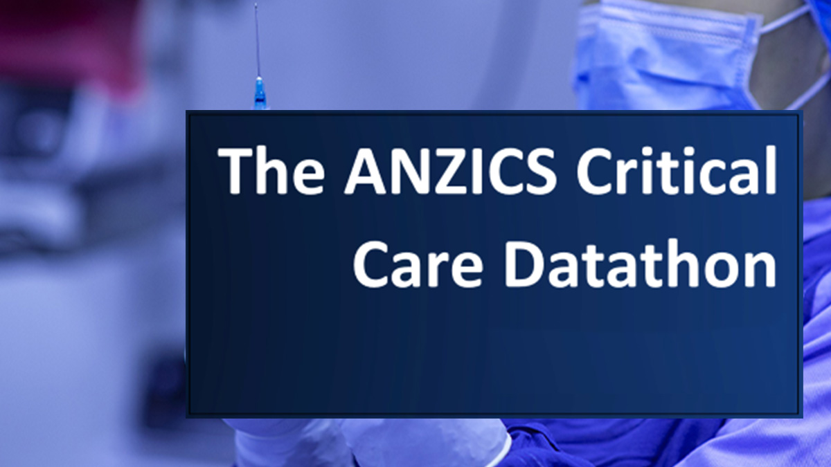 ANZICS Critical Care Datathon - QUT Centre for Data Science