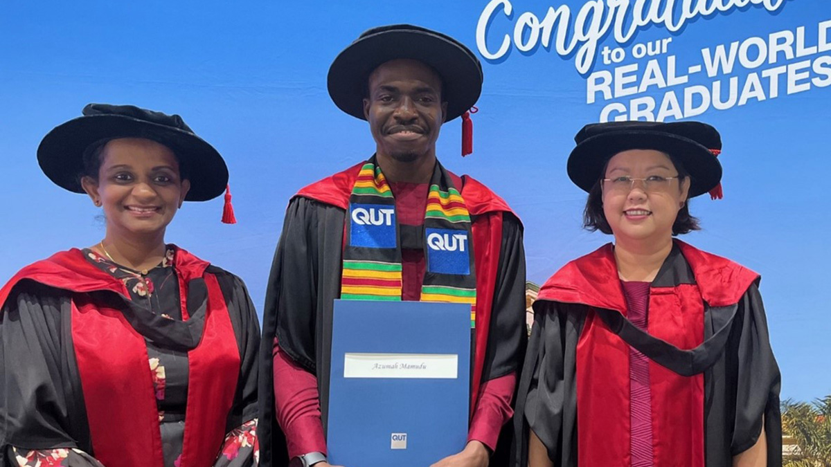 Graduate Spotlight - Azumah Mamudu - QUT Centre for Data Science