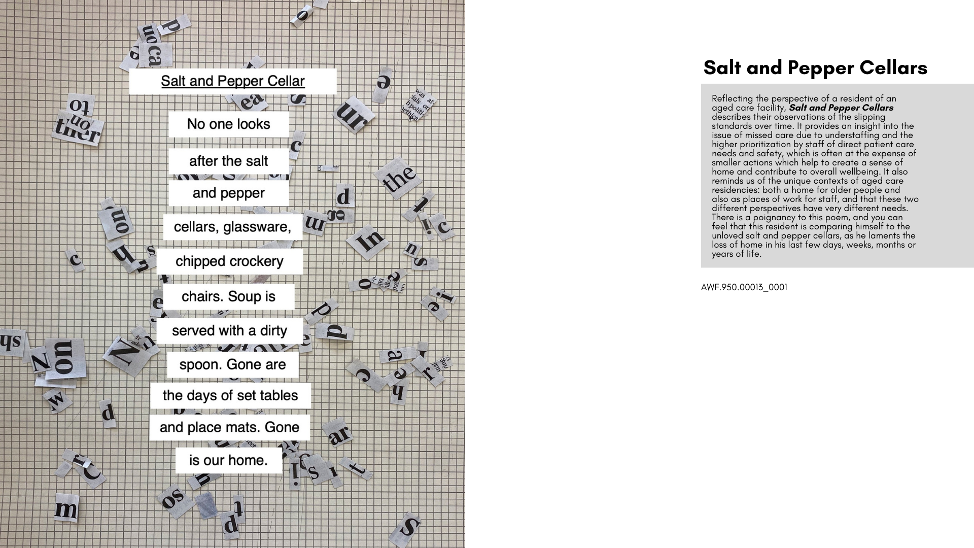 Poetic Inquiry - Amplifying Voices from the Royal Commission into Aged Care