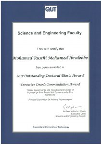 Executive Dean’s Commendation Award - Wind and Fire Lab