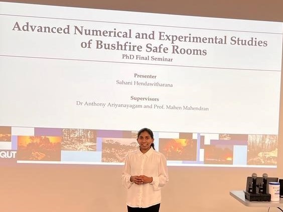 PhD Final Seminar Completion - Sahani Hendawitharana - Wind and Fire Lab
